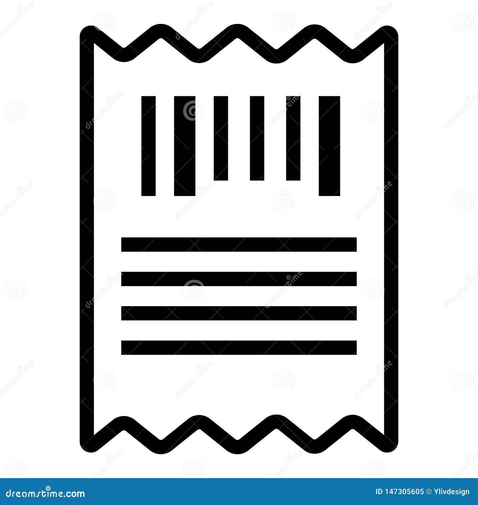 Barcode Check Icon, Outline Style Stock Vector - Illustration of ...
