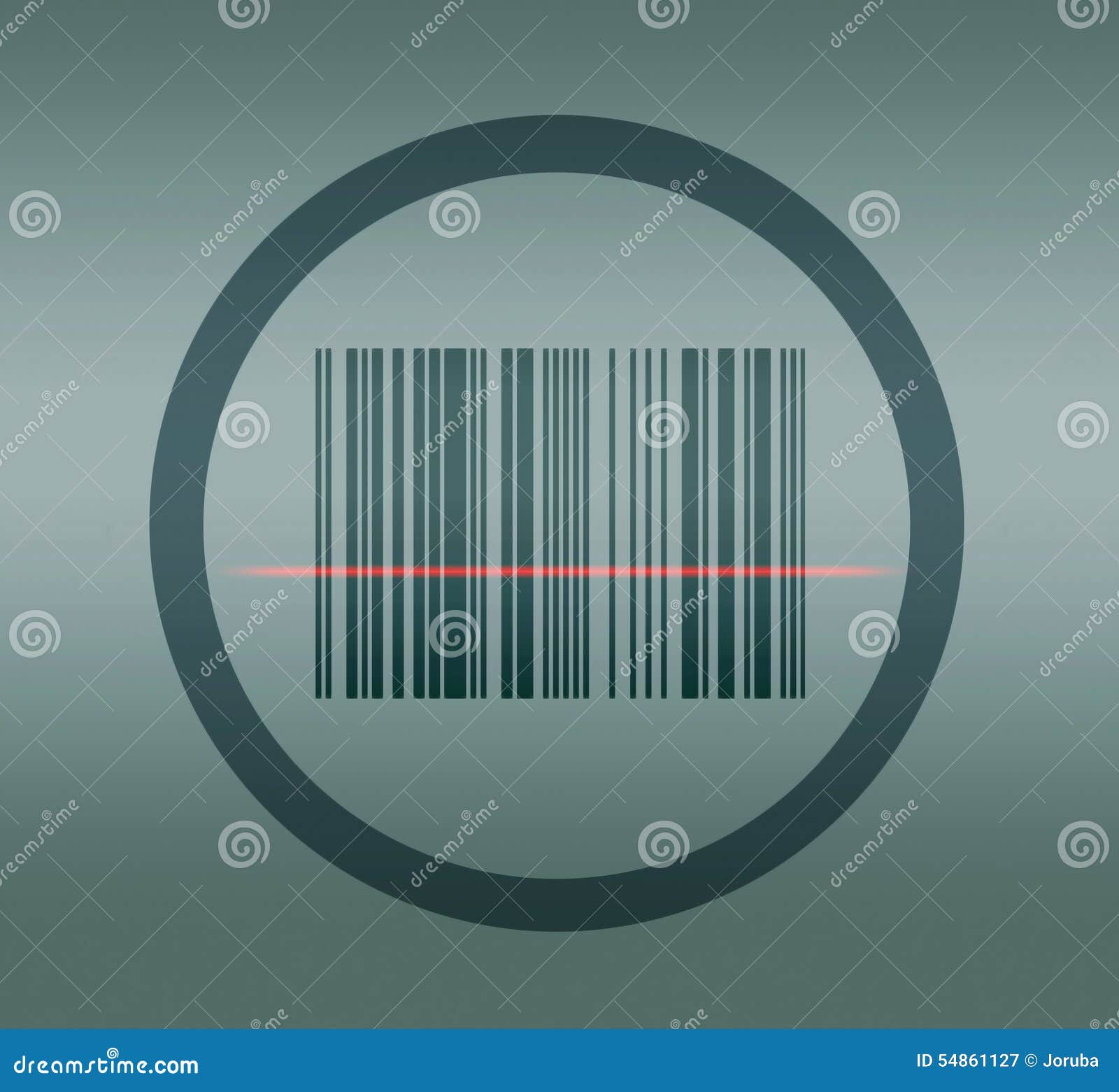 Barcode stock illustration. Illustration of circle, black - 54861127