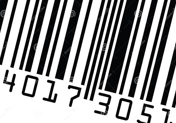 Barcode close up vector stock vector. Illustration of texture - 2458066