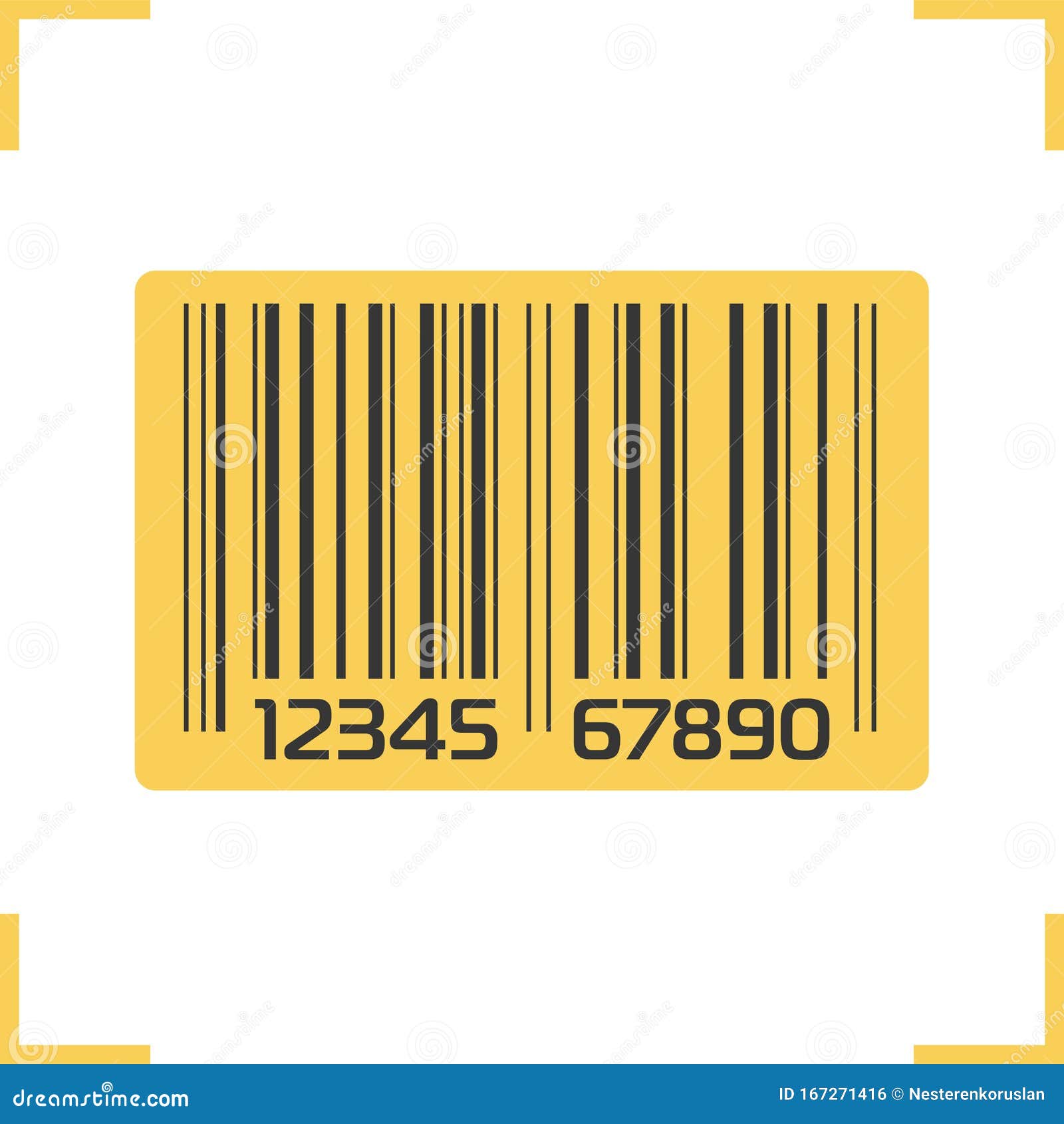 Barcode Set The Color Of England Flag, Red Centred Cross On A White ...