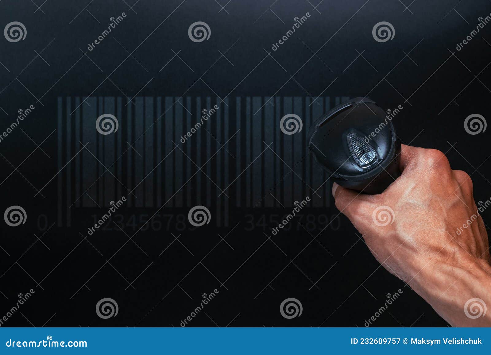 Barcode Concept. Retail Label Barcode Scan. Reader Laser Scanner for ...