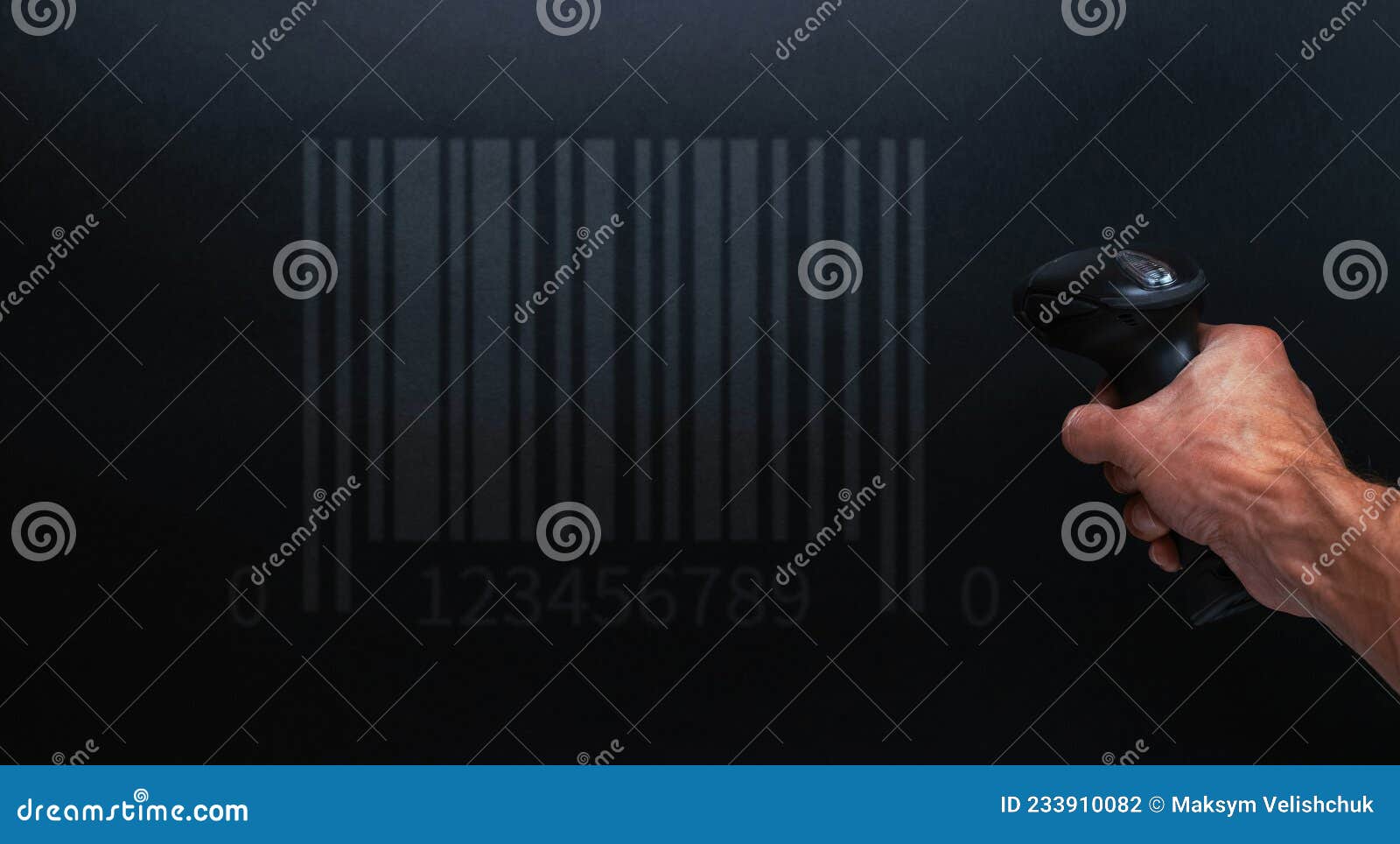 Barcode Concept. Retail Label Barcode Scan. Reader Laser Scanner for ...