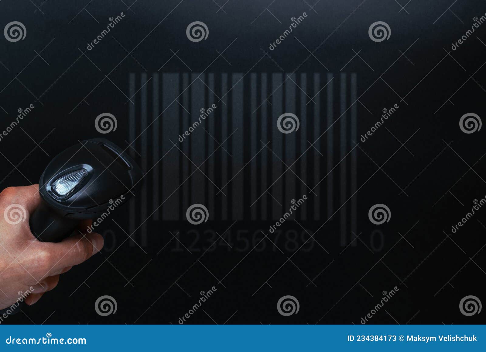 Barcode Concept. Retail Label Barcode Scan. Reader Laser Scanner for ...