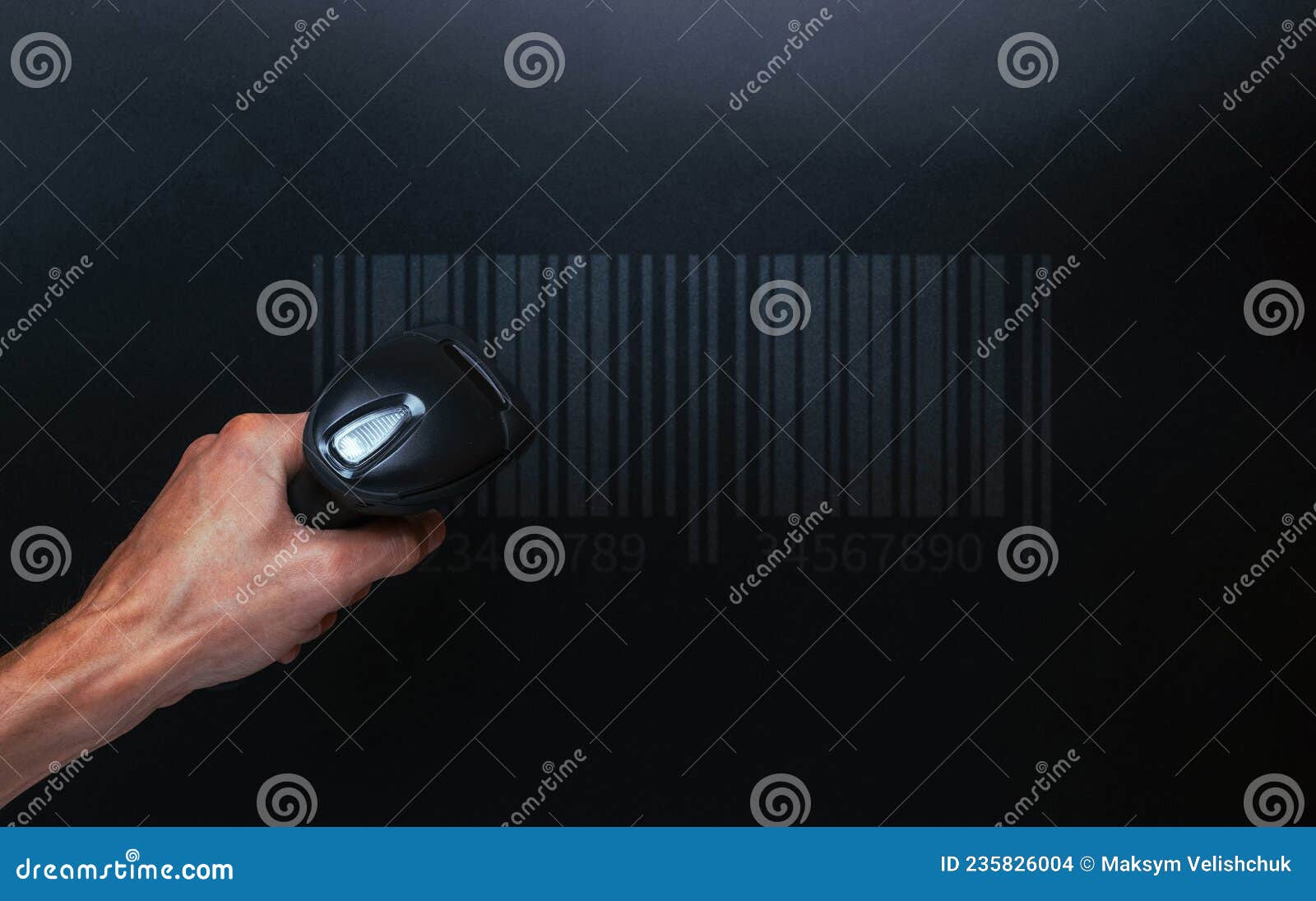 Barcode Concept. Retail Label Barcode Scan. Reader Laser Scanner for ...