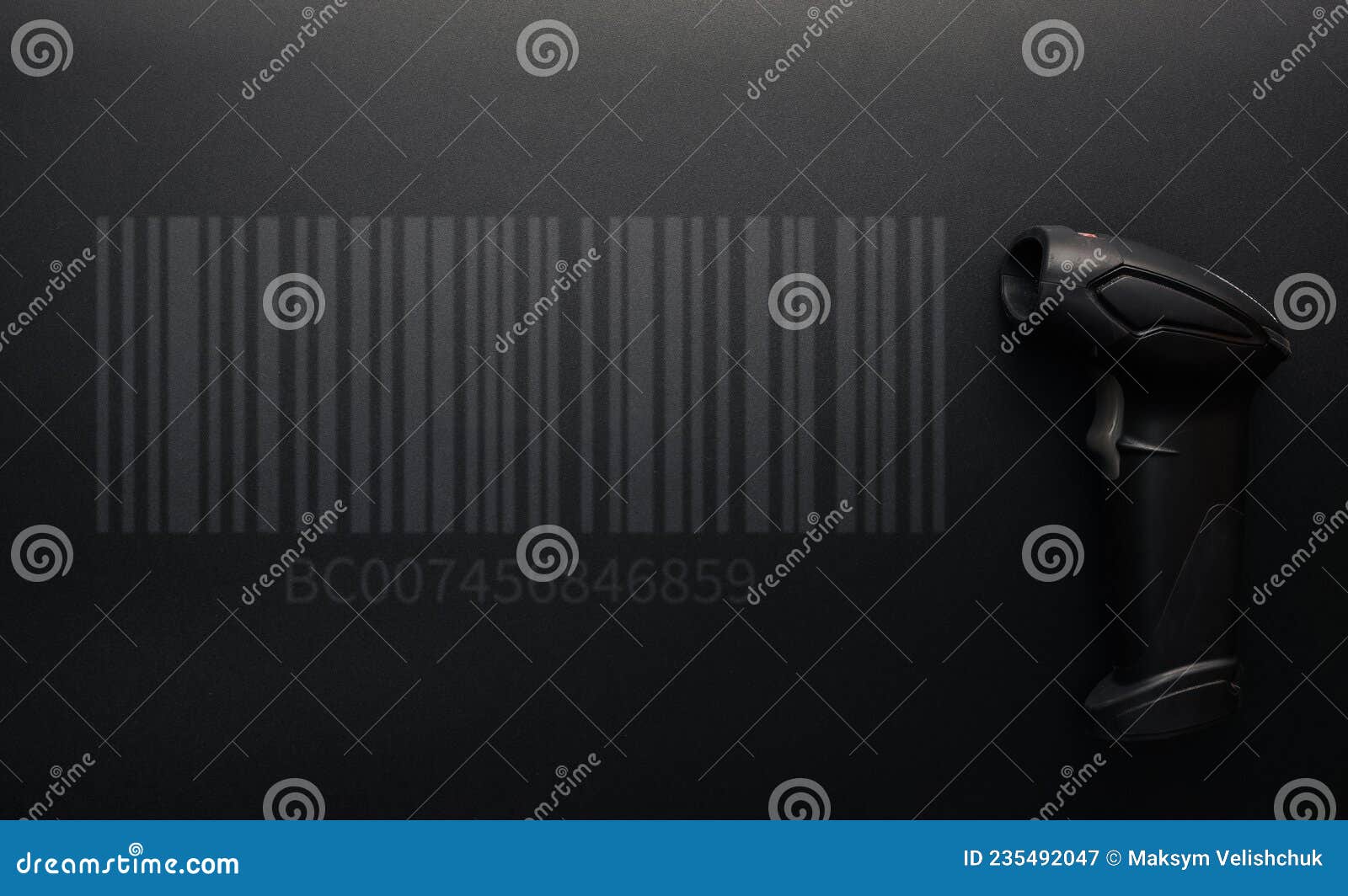 Barcode Concept. Retail Label Barcode Scan. Reader Laser Scanner For ...