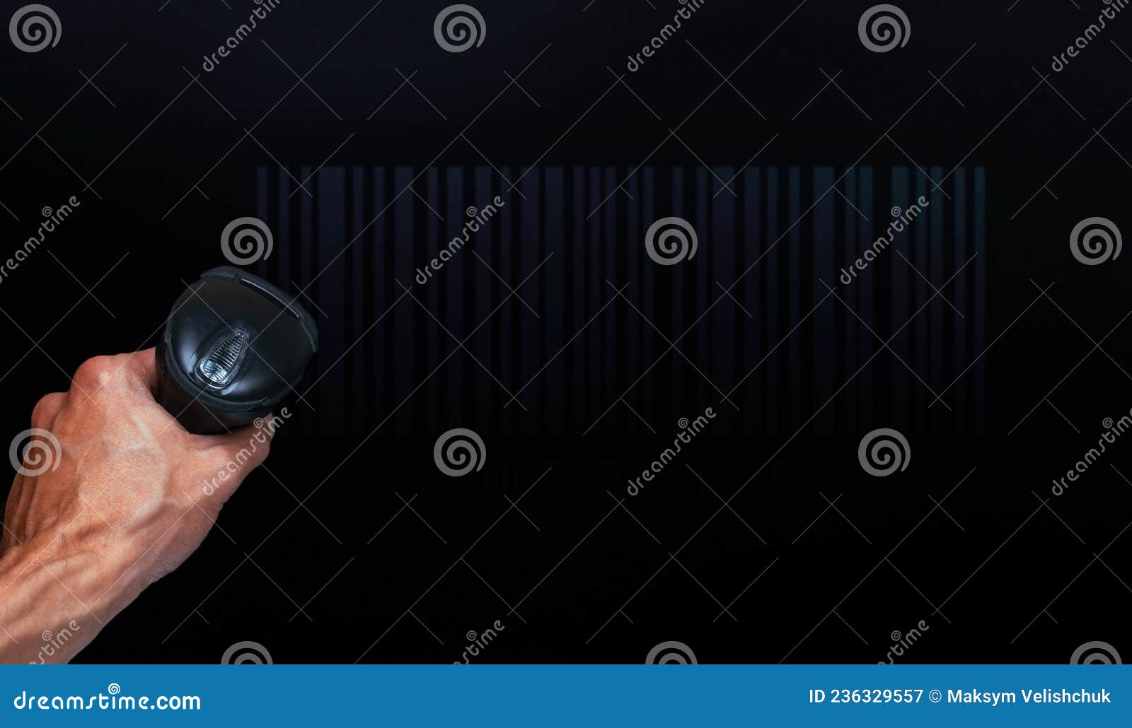 Barcode Concept. Retail Label Barcode Scan. Reader Laser Scanner for ...