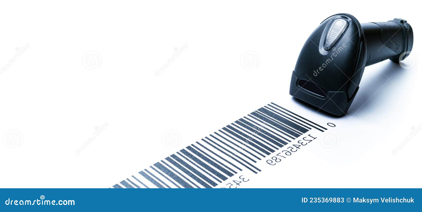 Barcode Concept. Retail Label Barcode Scan. Reader Laser Scanner For ...