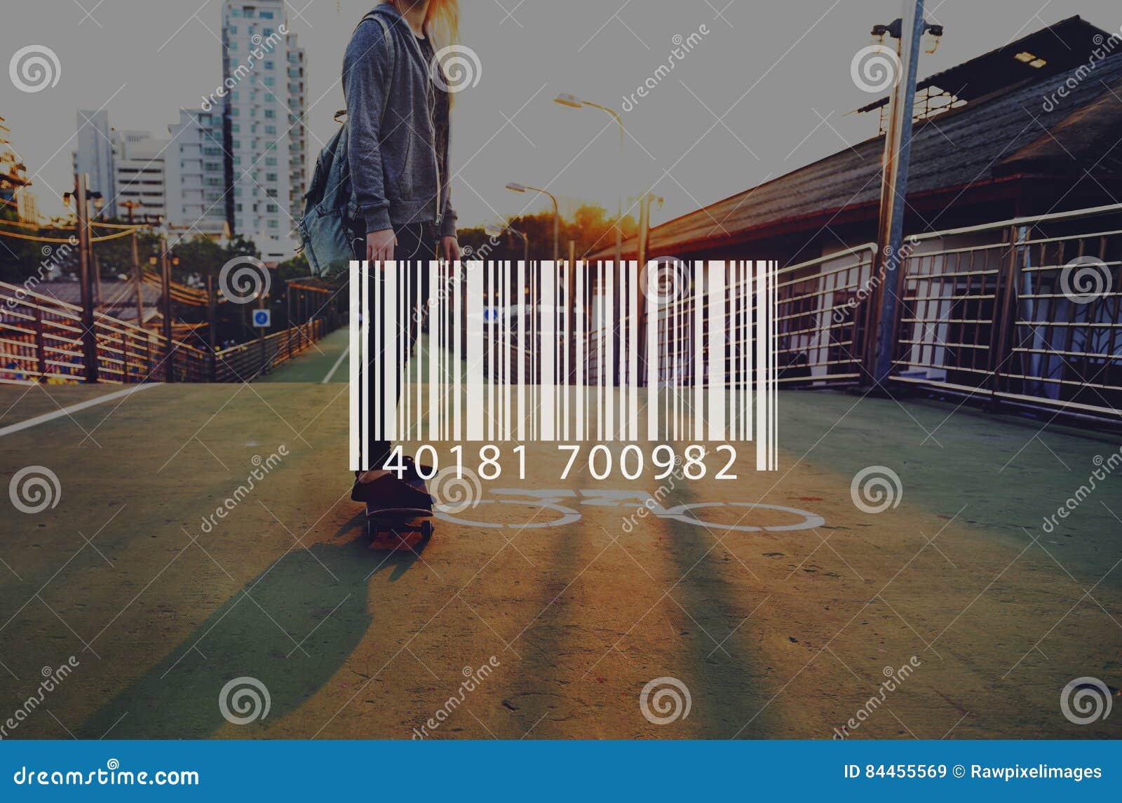 Barcode Digital Scan Merchandise Technology Concept Stock Image - Image ...