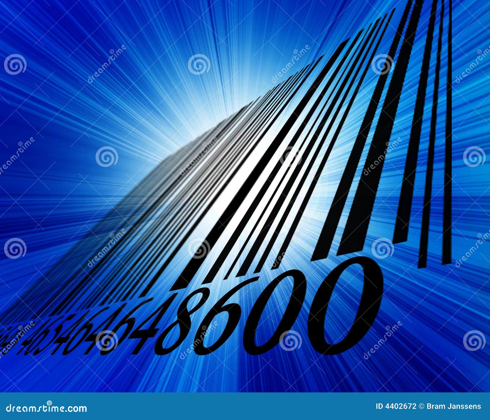 Barcode fading stock illustration. Illustration of merchandise - 4402672