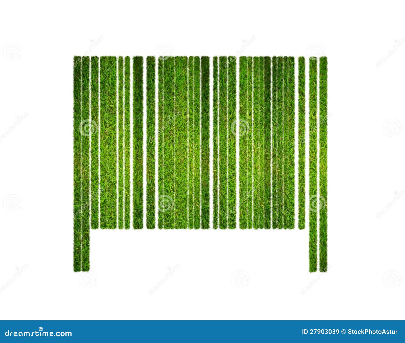 Barcode grass. stock illustration. Illustration of environment - 27903039