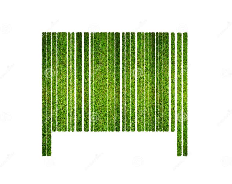 Barcode grass. stock illustration. Illustration of environment - 27903039