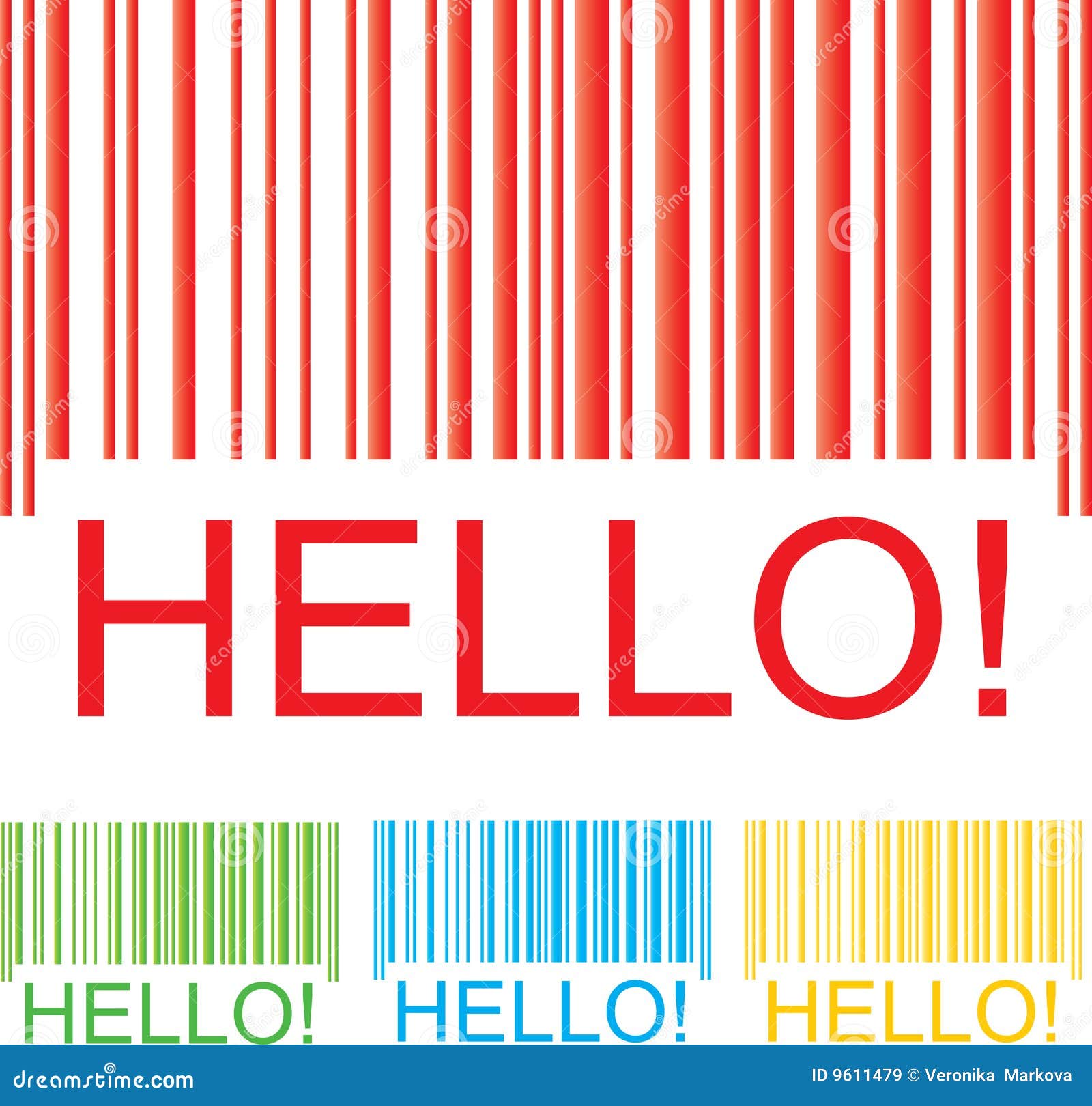 Hello Barcode Stock Illustrations – 60 Hello Barcode Stock ...