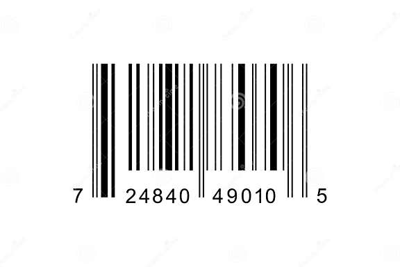 Barcode Icon. Bar Code Label Template Isolated on White Background Stock Vector - Illustration ...