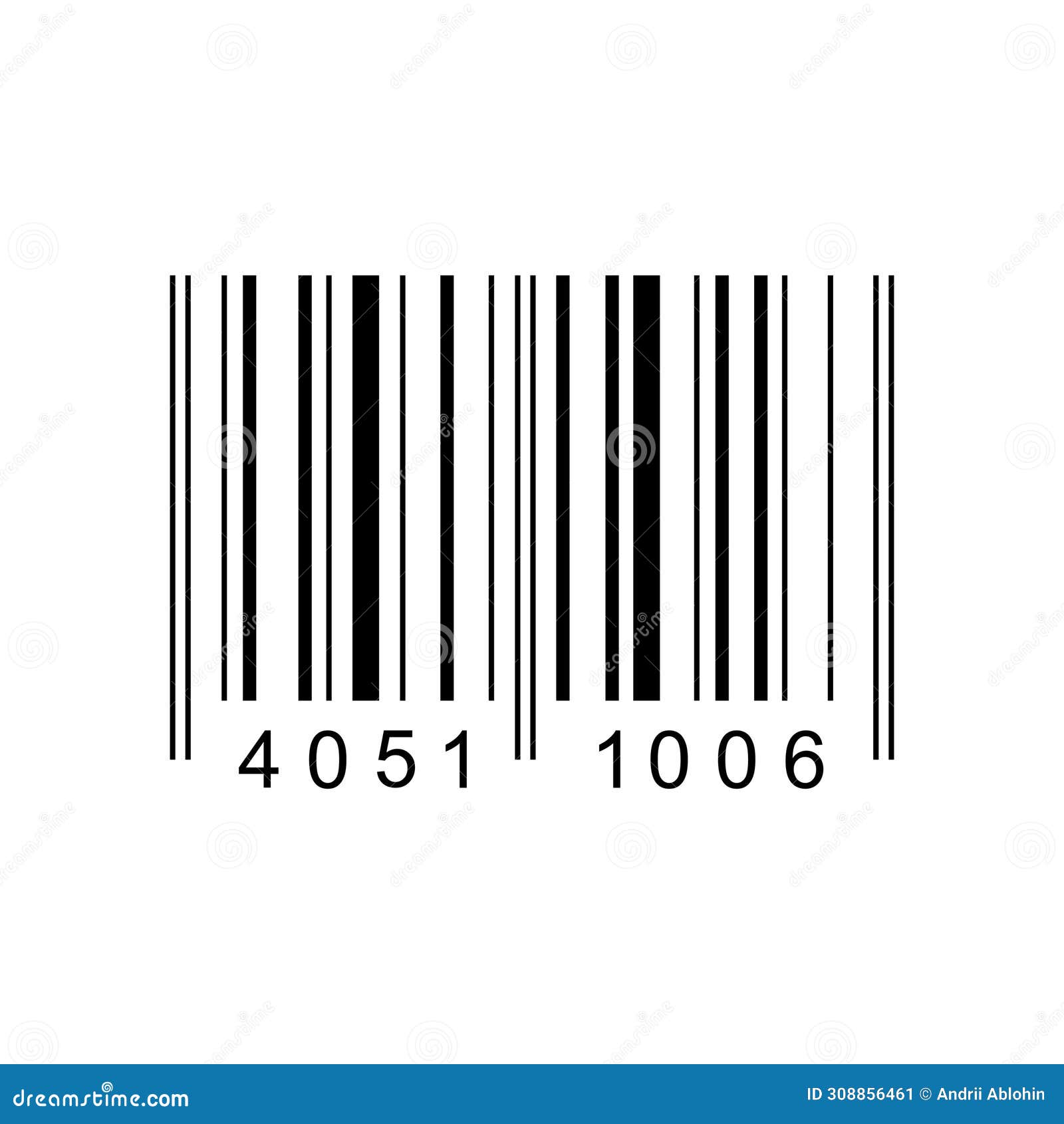 Barcode Icon. Fake Bar Code Label Template Isolated on White Background ...