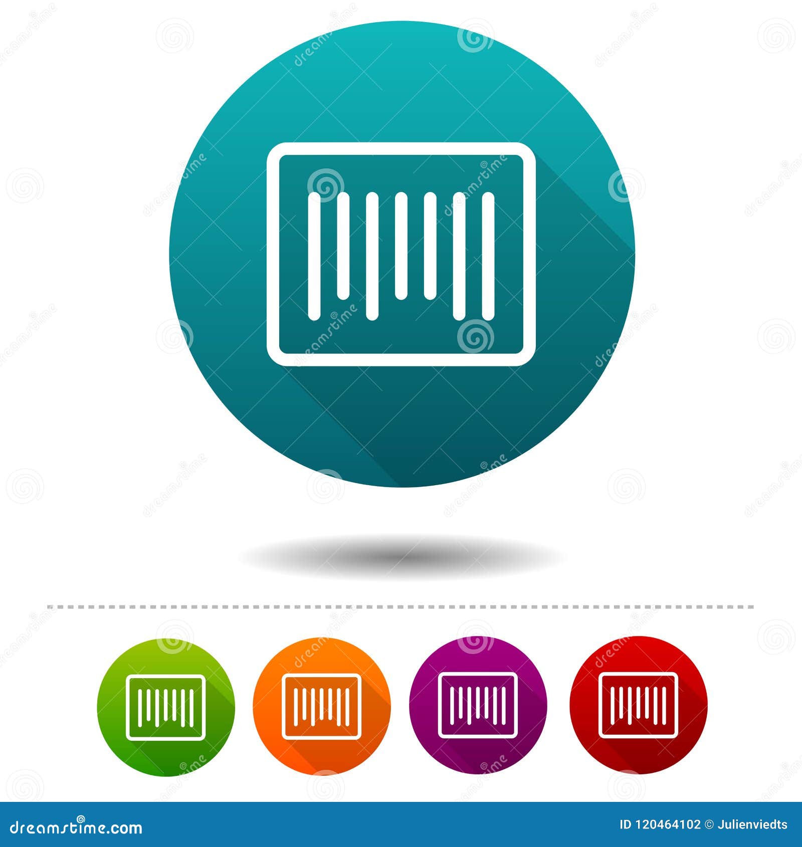 Barcode Icon. Price Scan Symbol Sign. Web Button Stock Vector ...