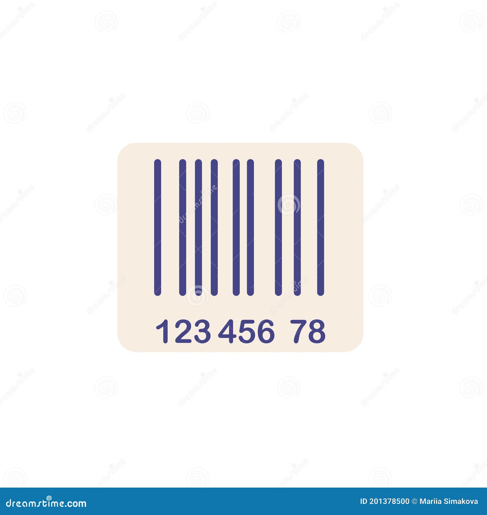 Barcode Icon. Simple Element from E-commerce Collection. Creative ...