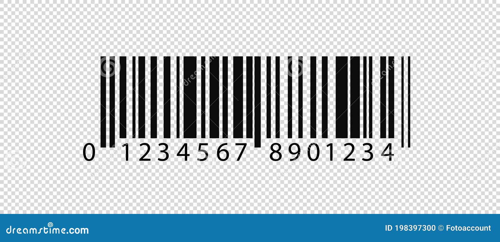 Barcode Icon - Vector Illustration - Isolated on Transparent Background ...