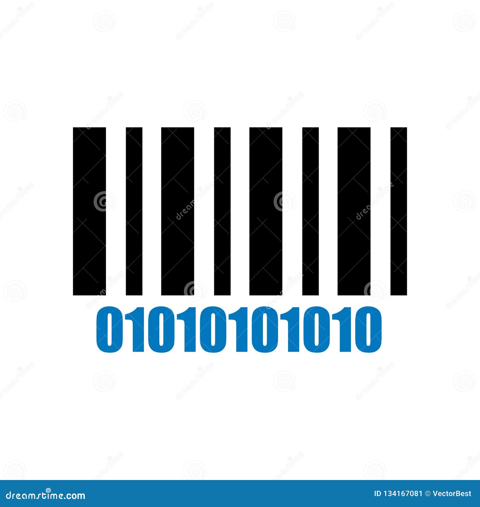Barcode Icon Vector Sign and Symbol Isolated on White Background ...