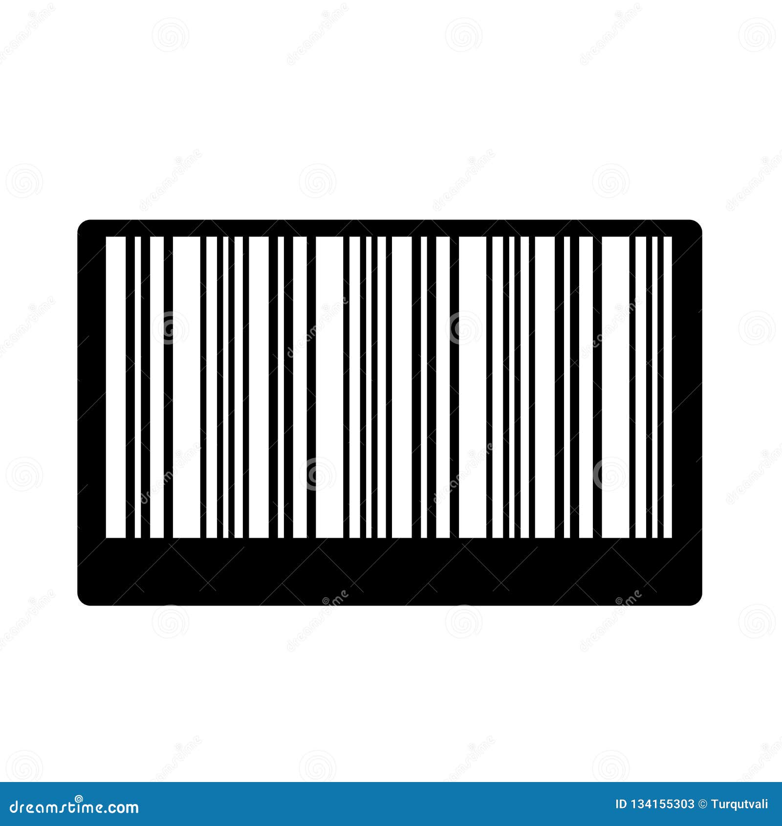 Barcode Icon Vector Sign and Symbol Isolated on White Background ...