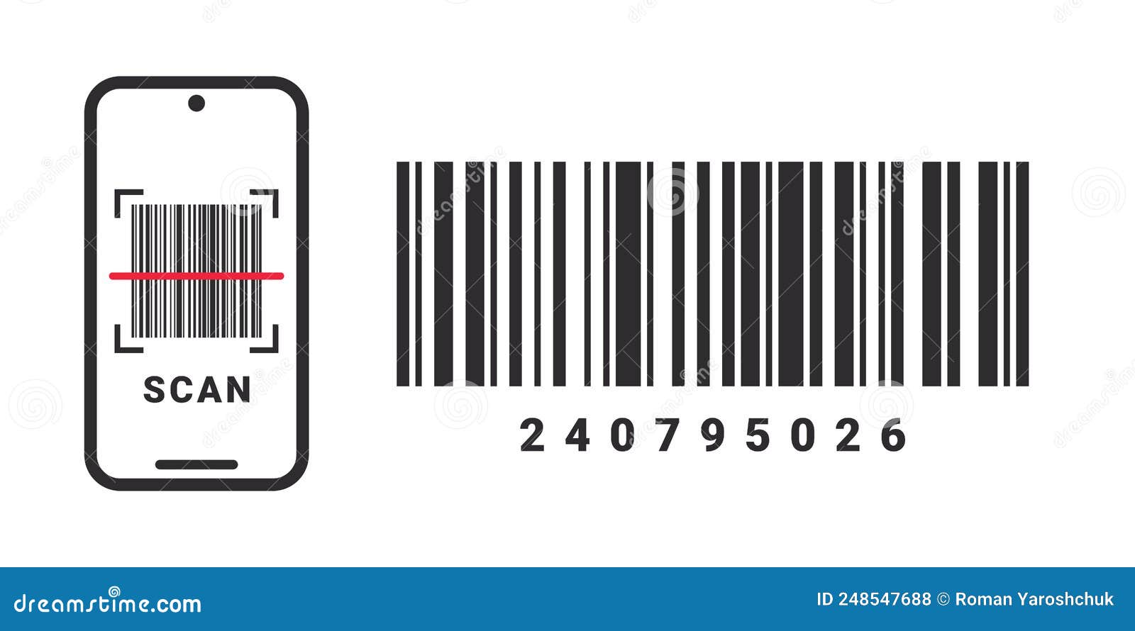 Barcode Icons. Barcode Scanning. Barcode Sign. Concept Icons Stock ...