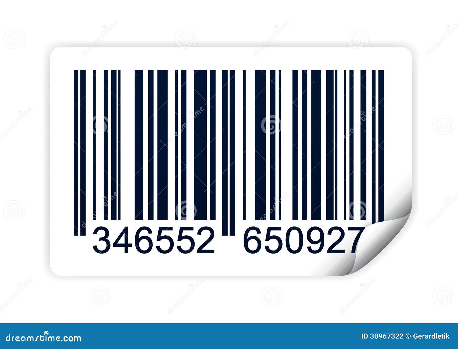 Barcode stock illustration. Illustration of register - 30967322