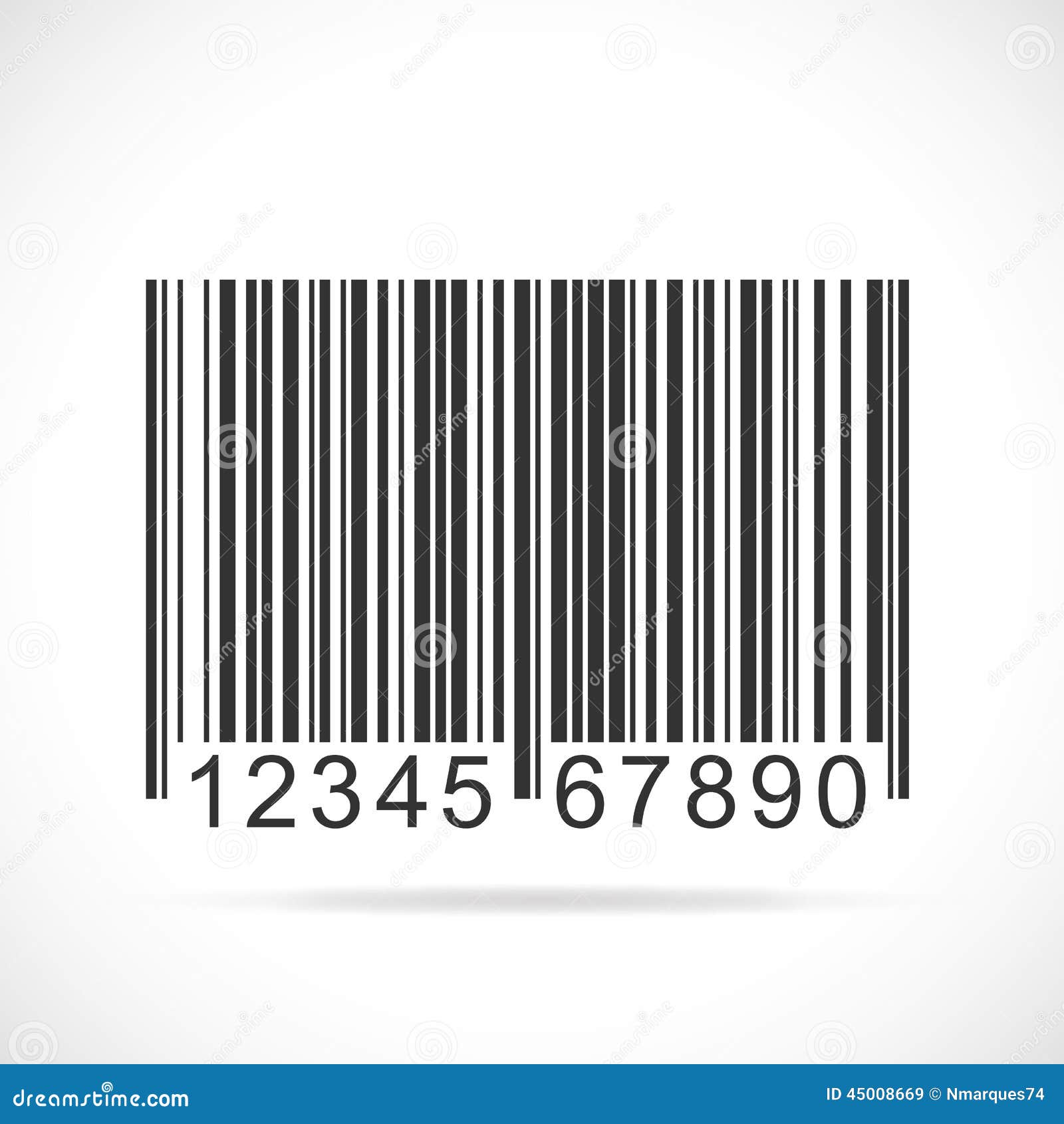 Barcode Illustration stock vector. Illustration of sale - 45008669
