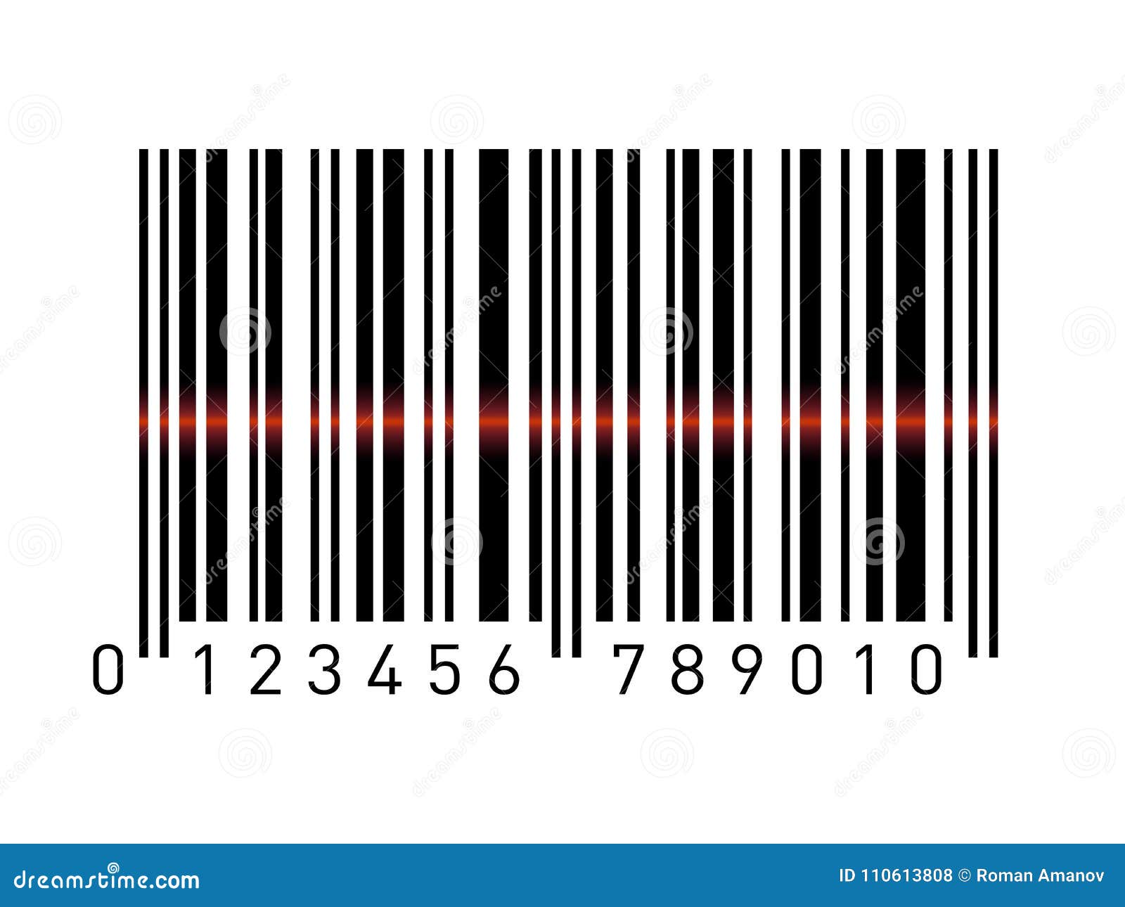 Barcode Isolated on Transparent Background. Vector Icon Stock Vector ...