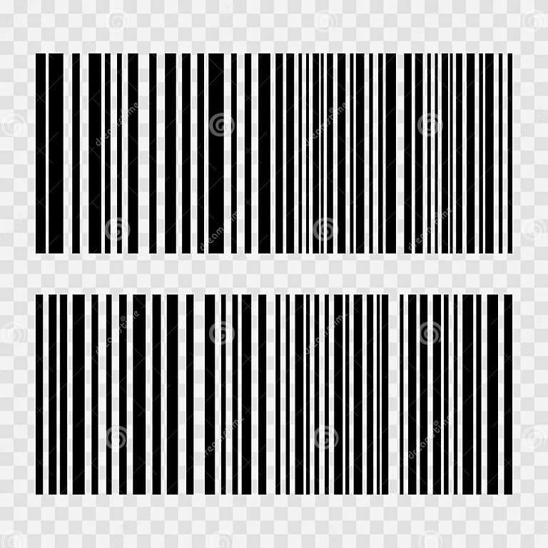 Barcode Isolated on White Background. Code Stripes Sticker Stock ...