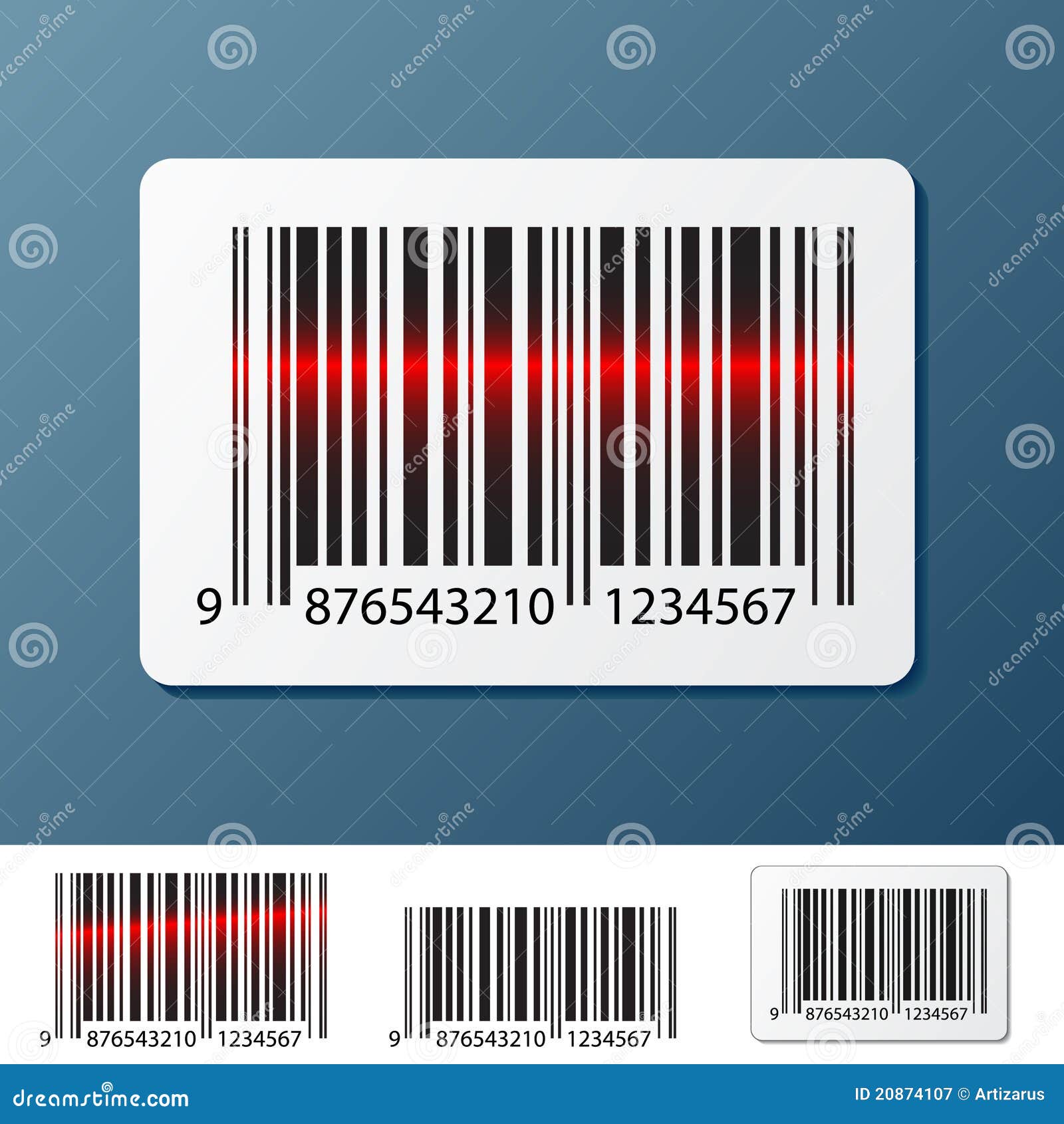 Barcode label stock vector. Illustration of market, identity - 20874107