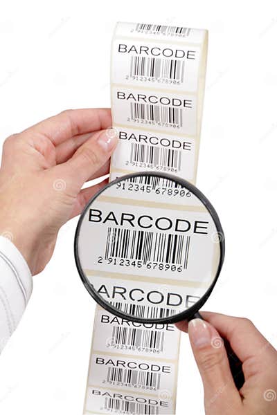 Barcode label printer stock image. Image of sticky, business - 7013495