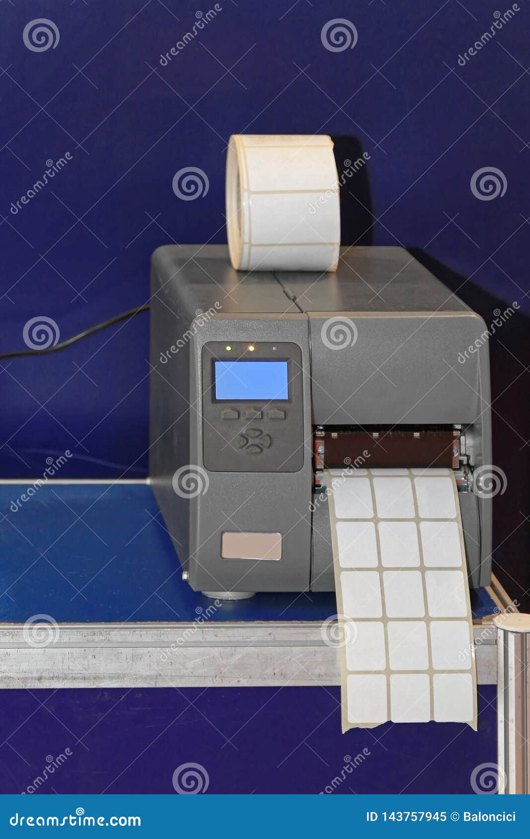 Barcode Label Printer stock image. Image of print, sticker - 143757945