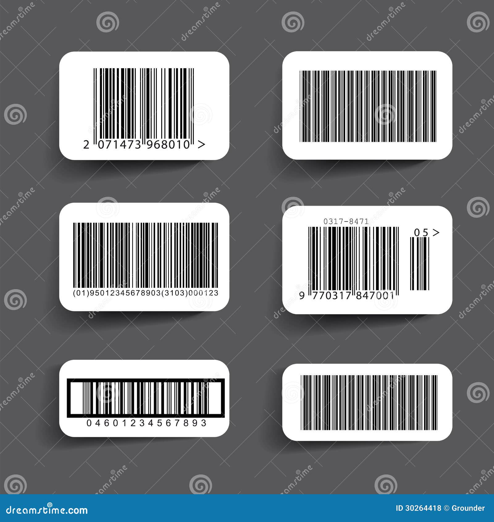 Barcode Label Delivery Template, Cargo Icons, Fragile, Recycle ...