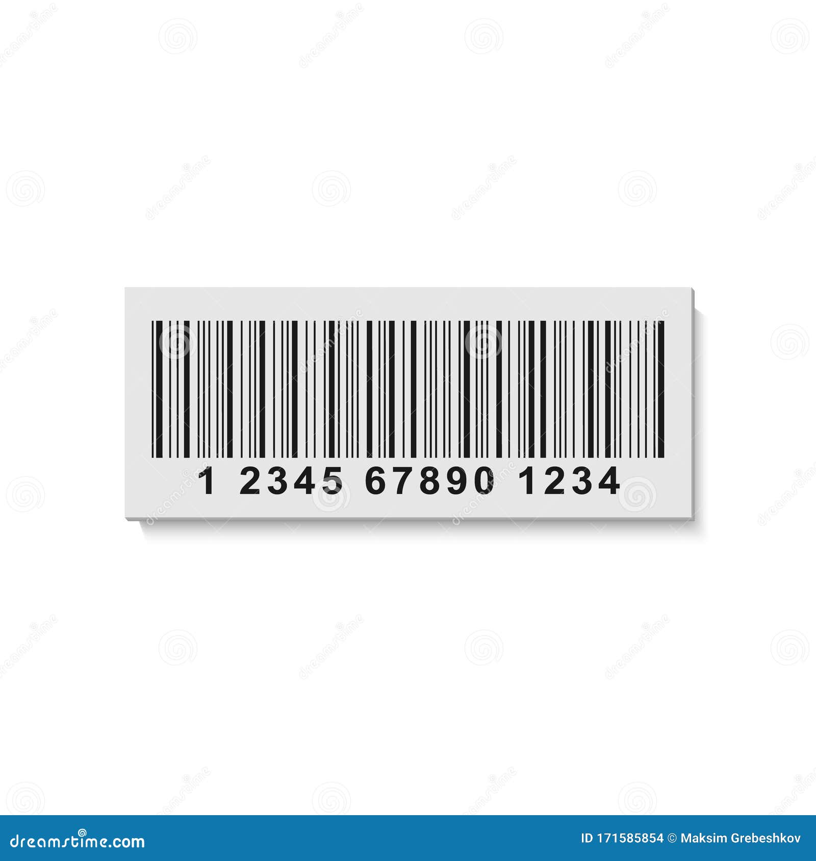 Barcode label sticker stock illustration. Illustration of mark - 171585854
