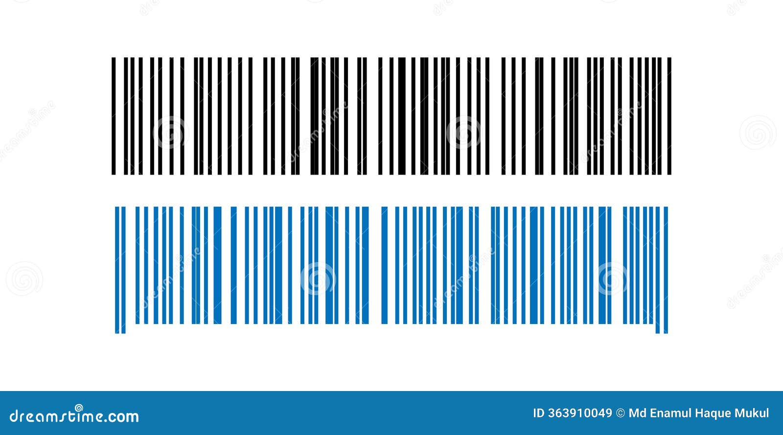 Barcode Labels. Code Stripes Sticker, Digital Bar Label And Retail ...