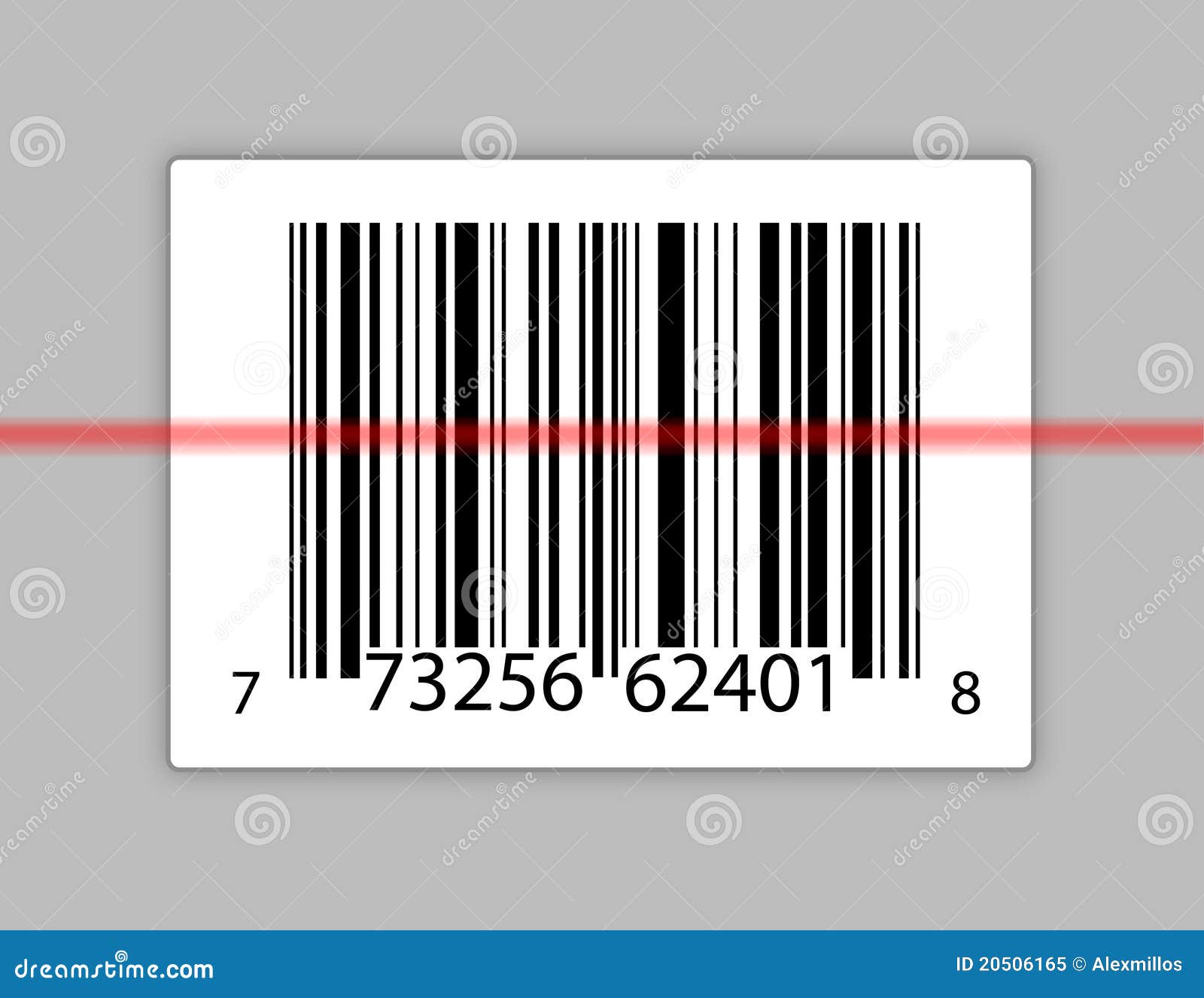 Barcode With Red Laser Stock Photo | CartoonDealer.com #30433260