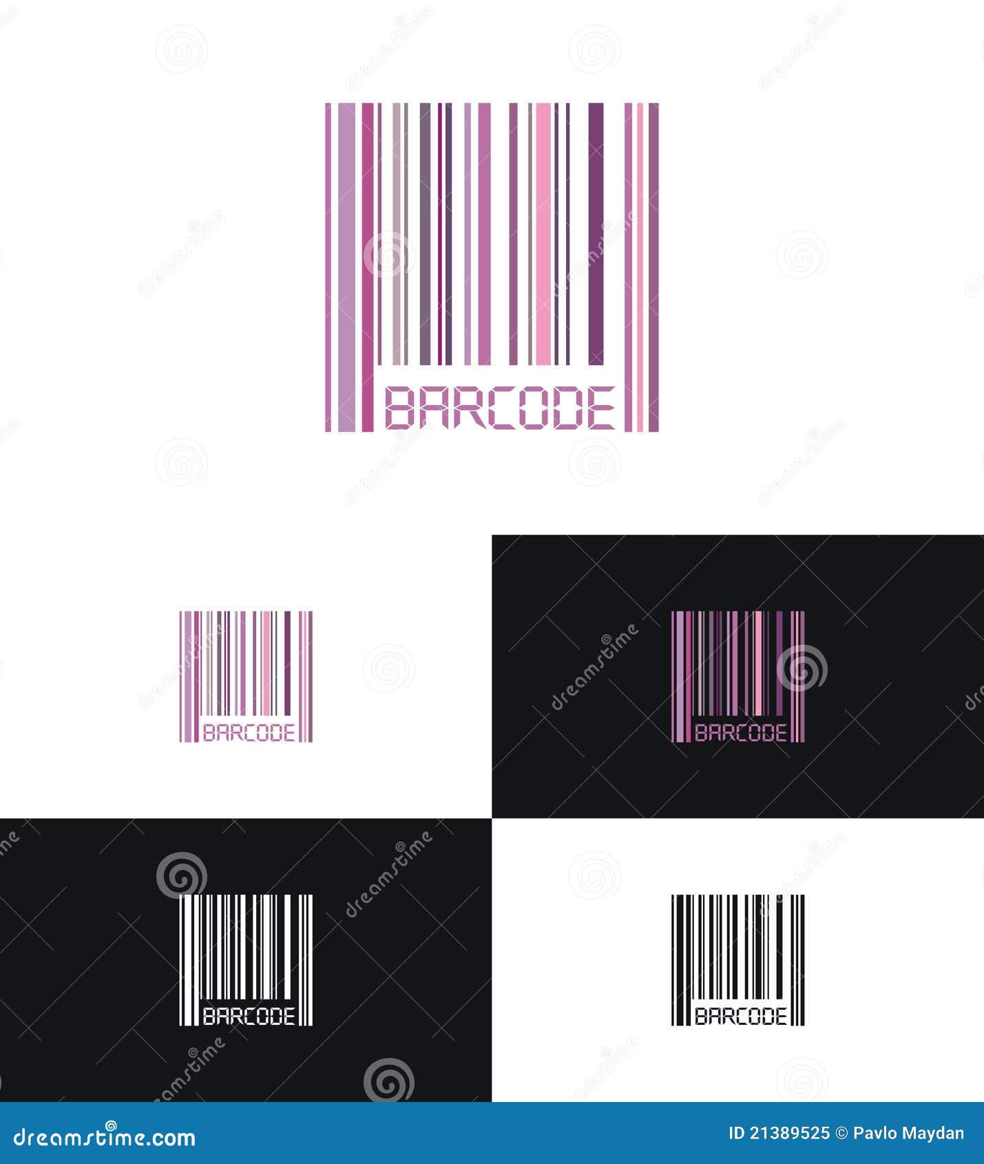 Barcode Logo stock vector. Illustration of barcode, global - 21389525