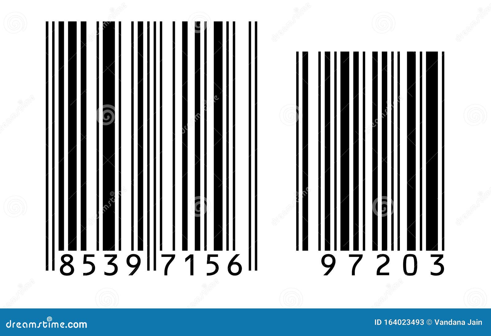 Barcode.Barcode Vector.a Simple Black Barcode Like it is Used on Nearly All Products Stock ...
