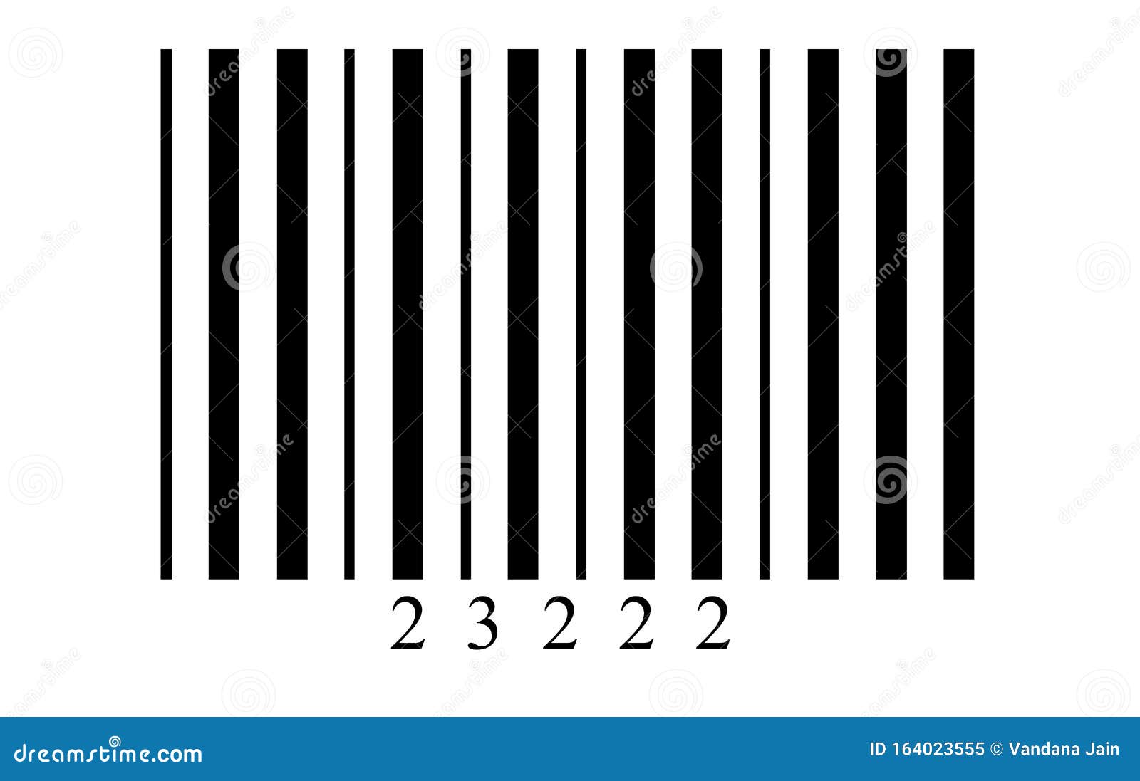 Barcode.Barcode Vector.a Simple Black Barcode Like it is Used on Nearly All Products Stock ...