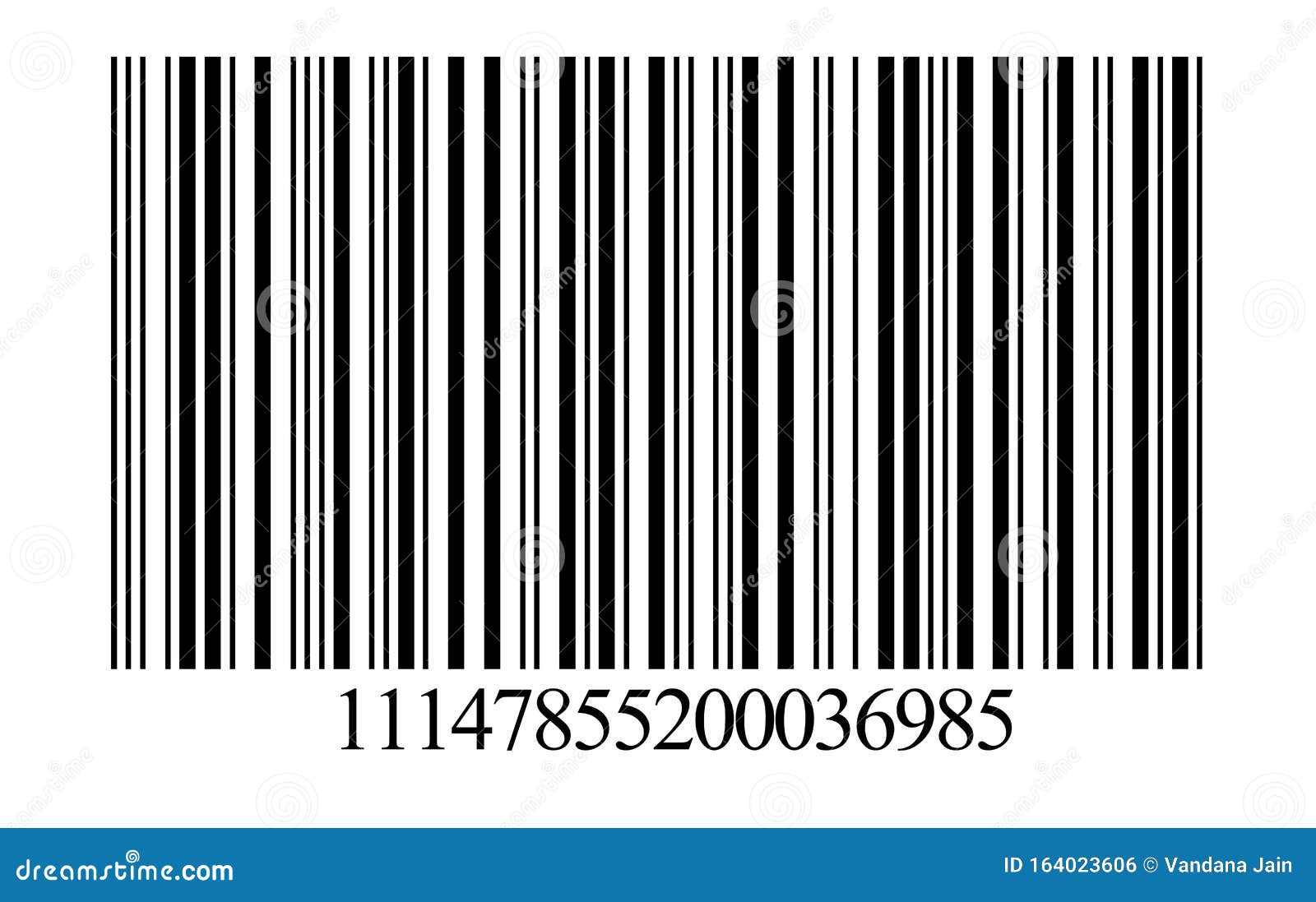 Barcode.Barcode Vector.a Simple Black Barcode Like it is Used on Nearly ...