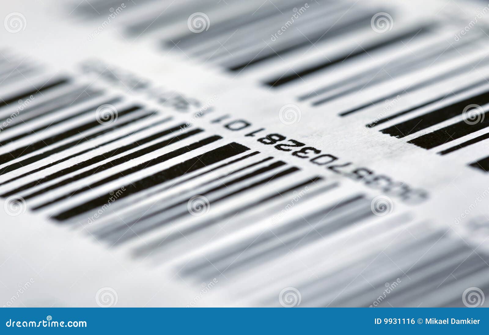 Barcode on packaging stock photo. Image of merchandise - 9931116