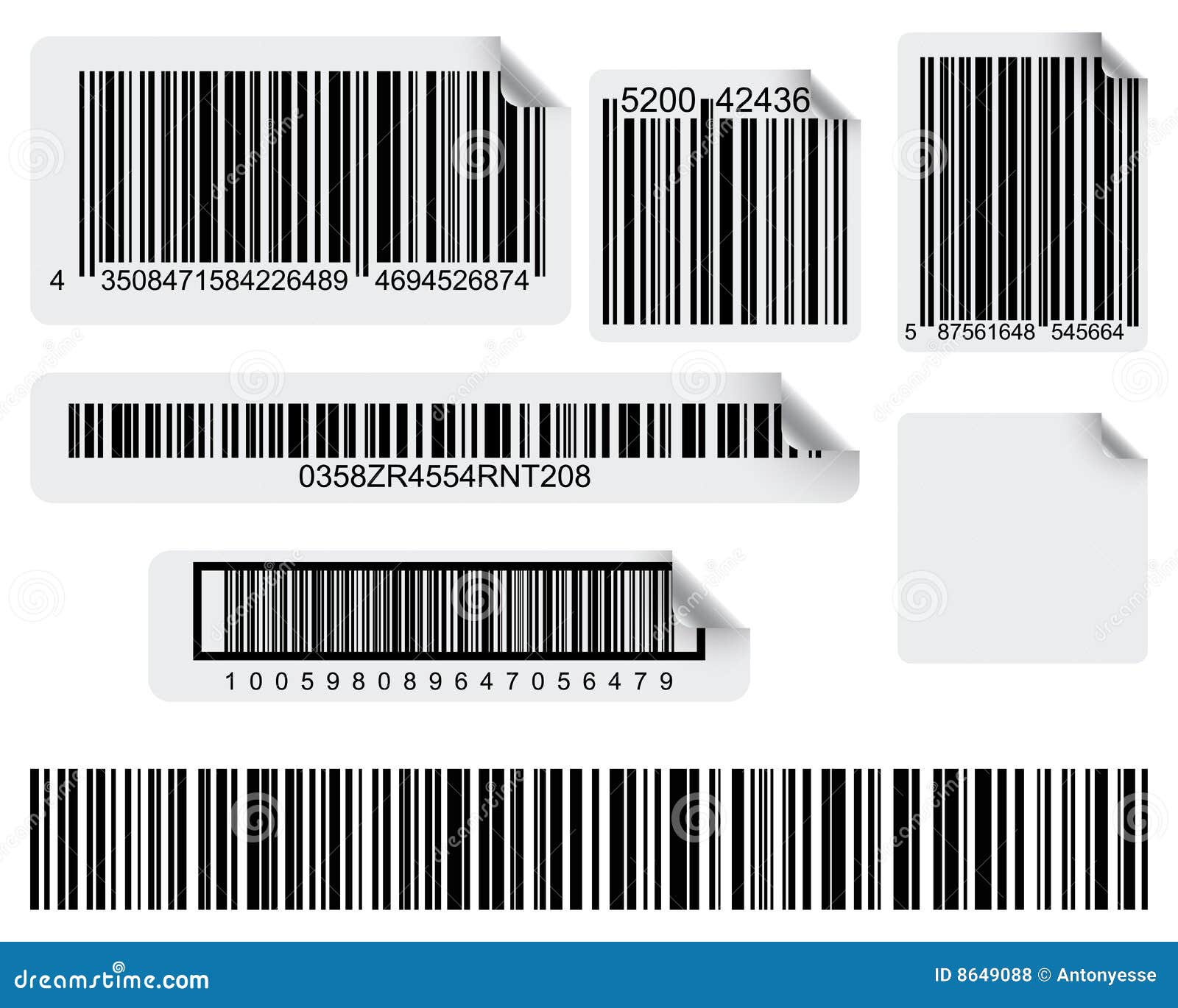 Barcode print stock vector. Illustration of pack, marked - 8649088