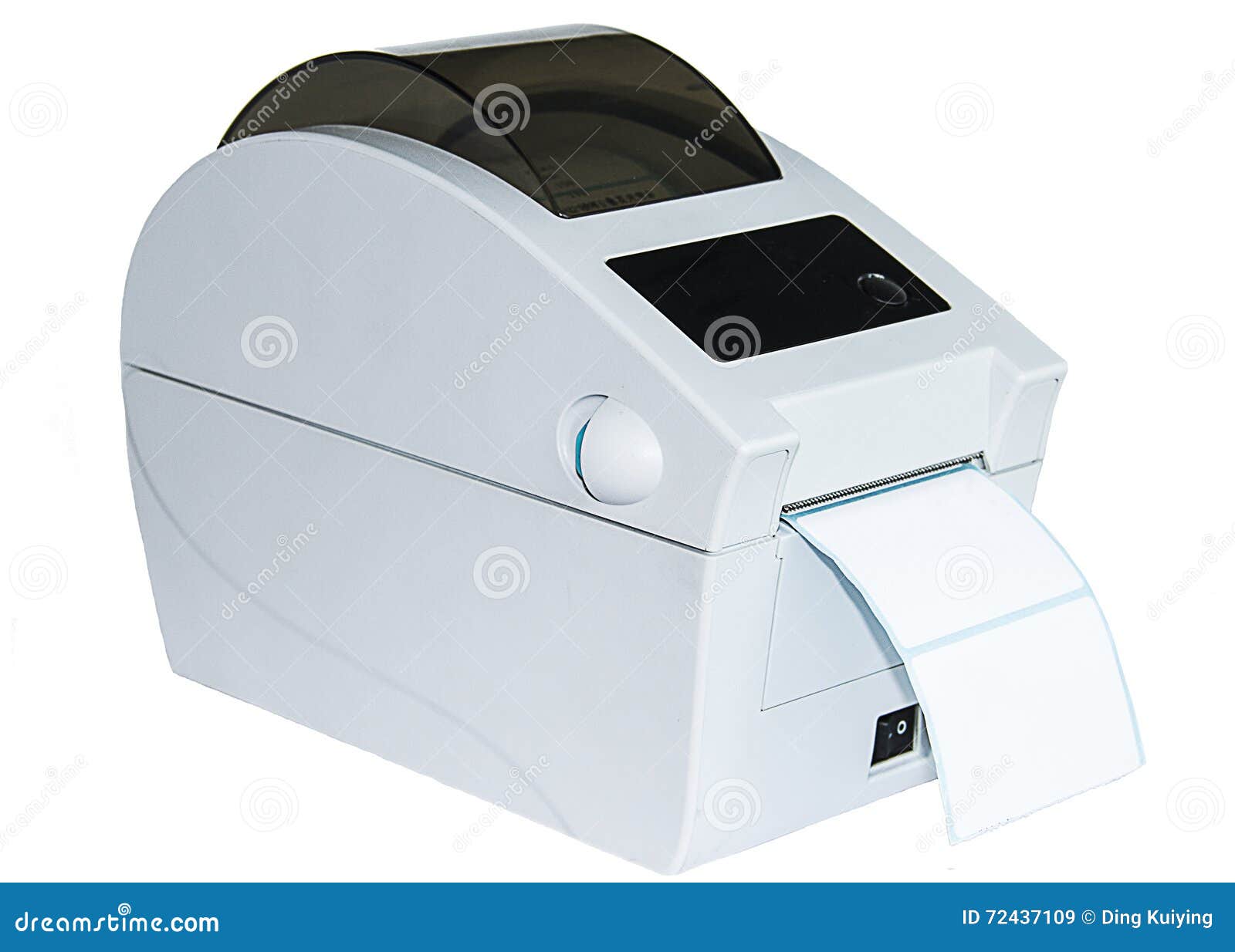 Barcode printer stock image. Image of profession, paper - 72437109