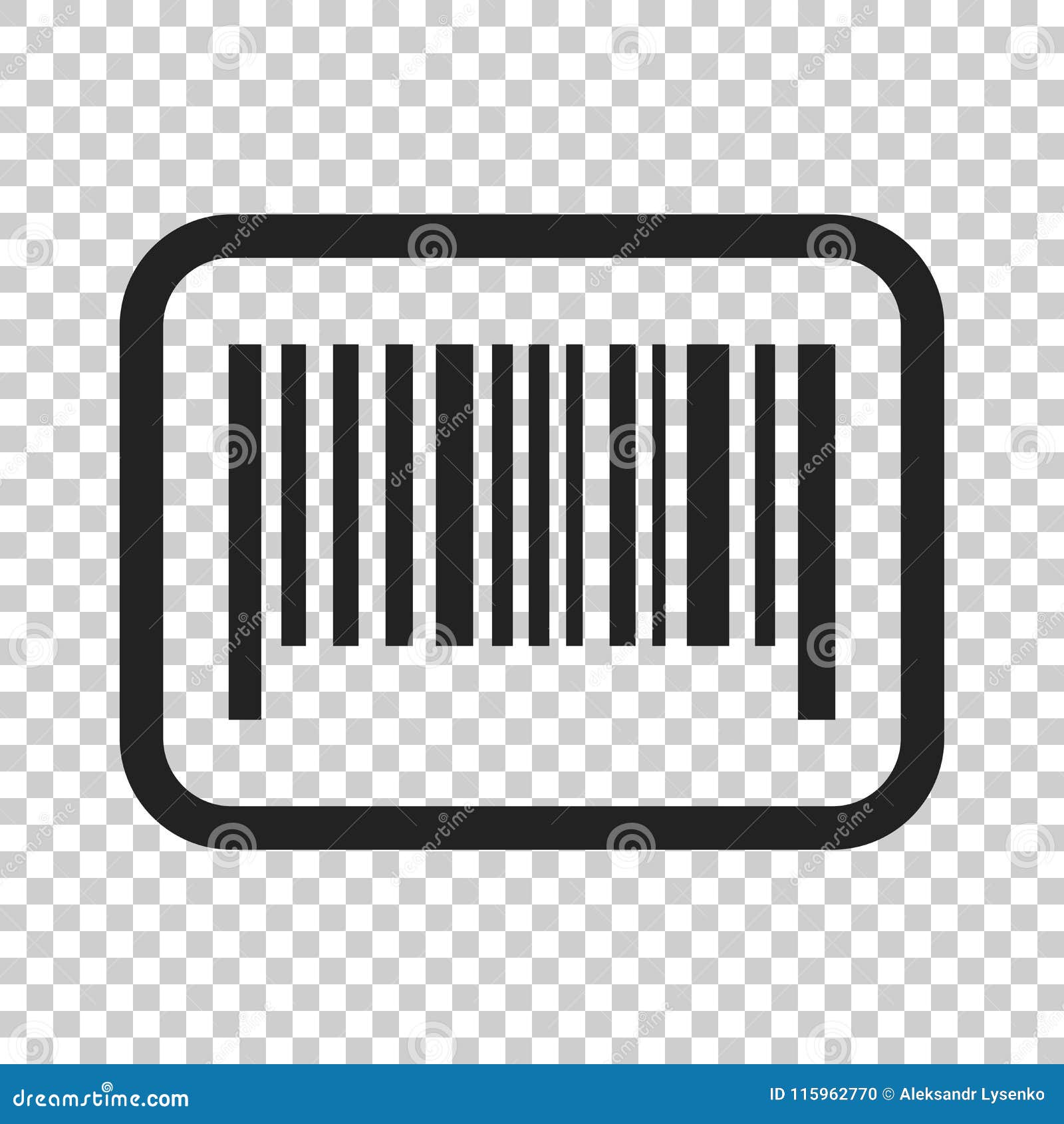 Barcode Product Distribution Icon. Vector Illustration On Isolated ...