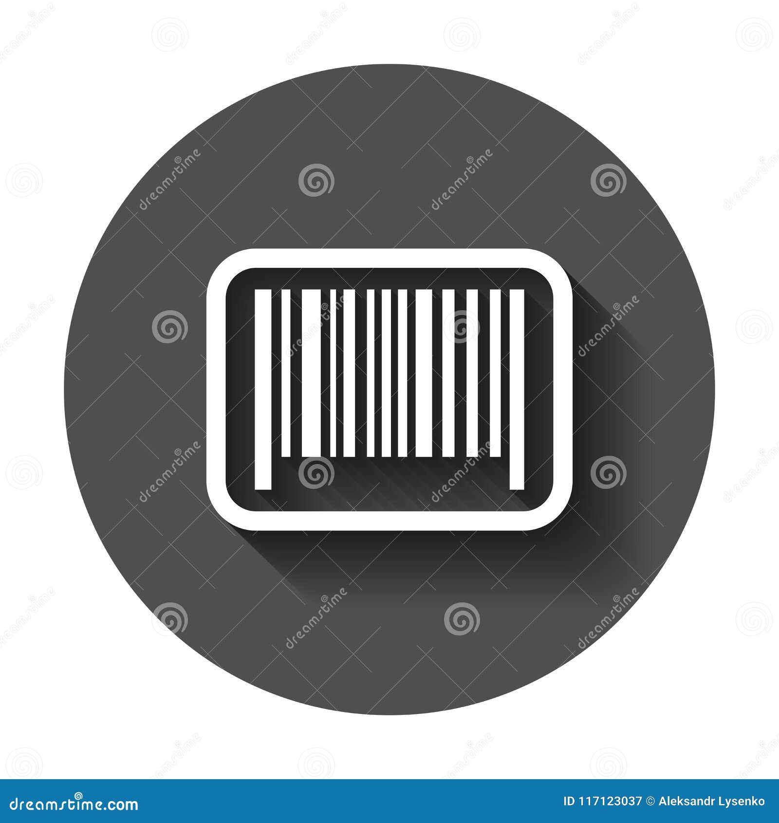 Barcode Product Distribution Icon. Vector Illustration On Isolated ...