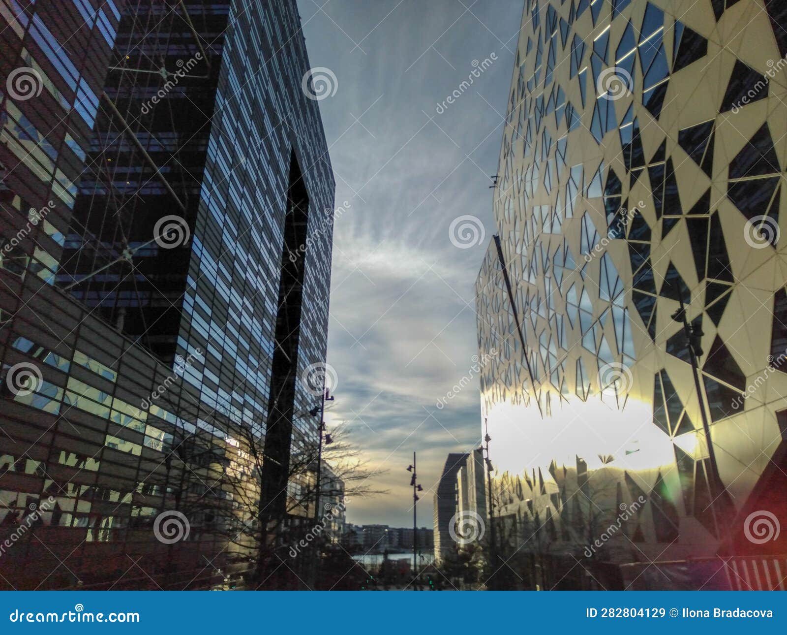 Barcode Project in Oslo, Norway Editorial Stock Image - Image of street ...