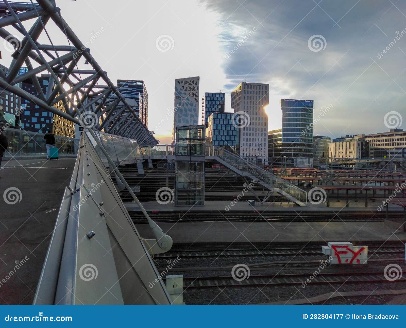 Barcode Project in Oslo, Norway Editorial Photography - Image of tower ...