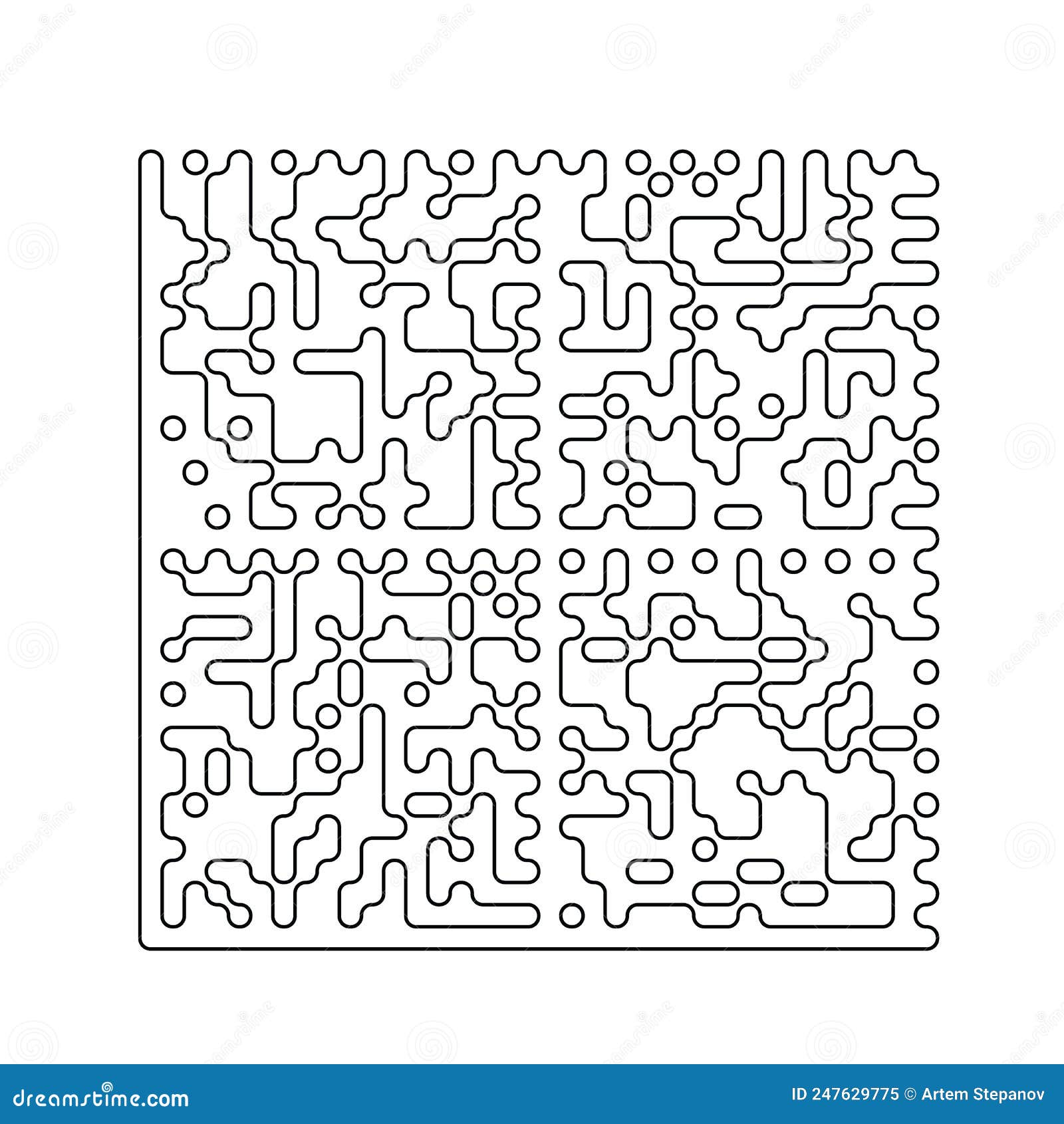 Barcode, QR Code stock vector. Illustration of lines - 247629775