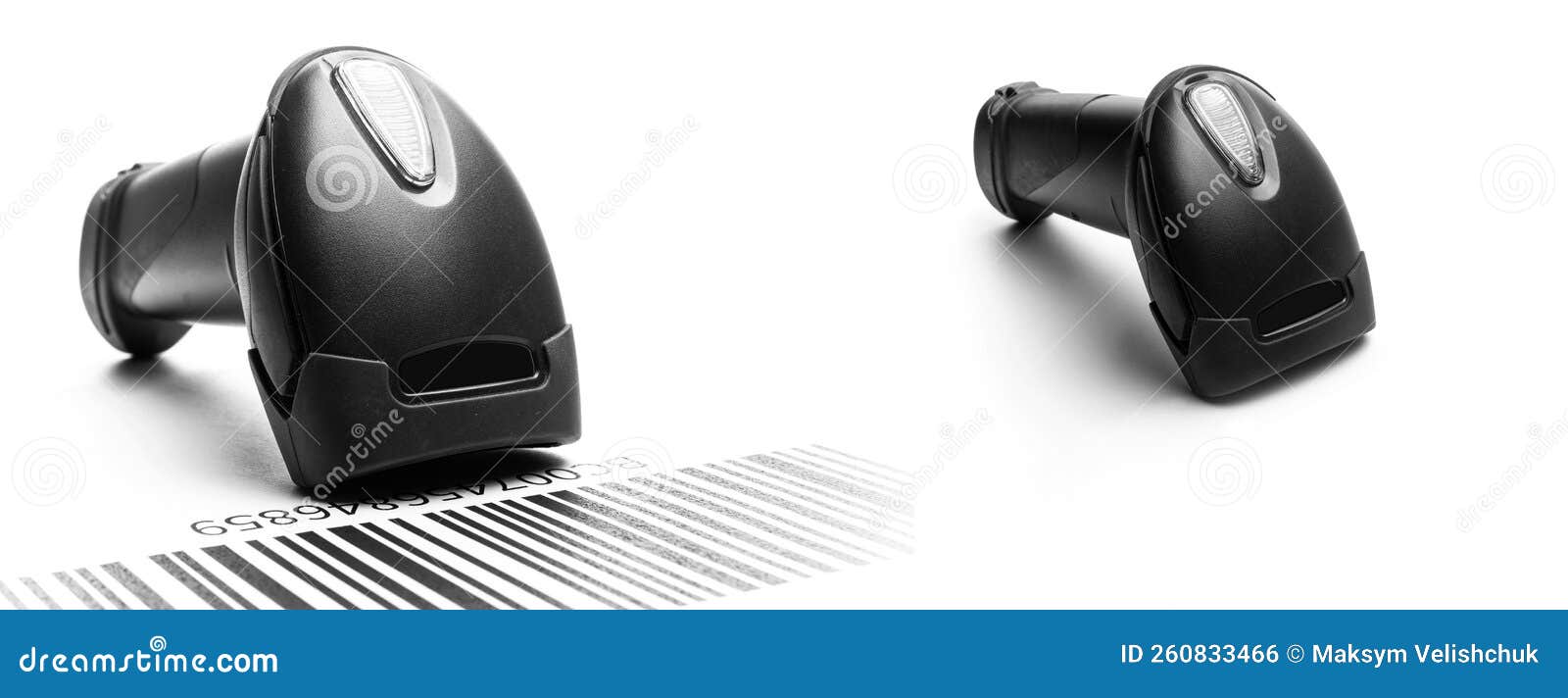 Barcode Reader Set. Retail Label Barcode Scan Stock Photo - Image of ...