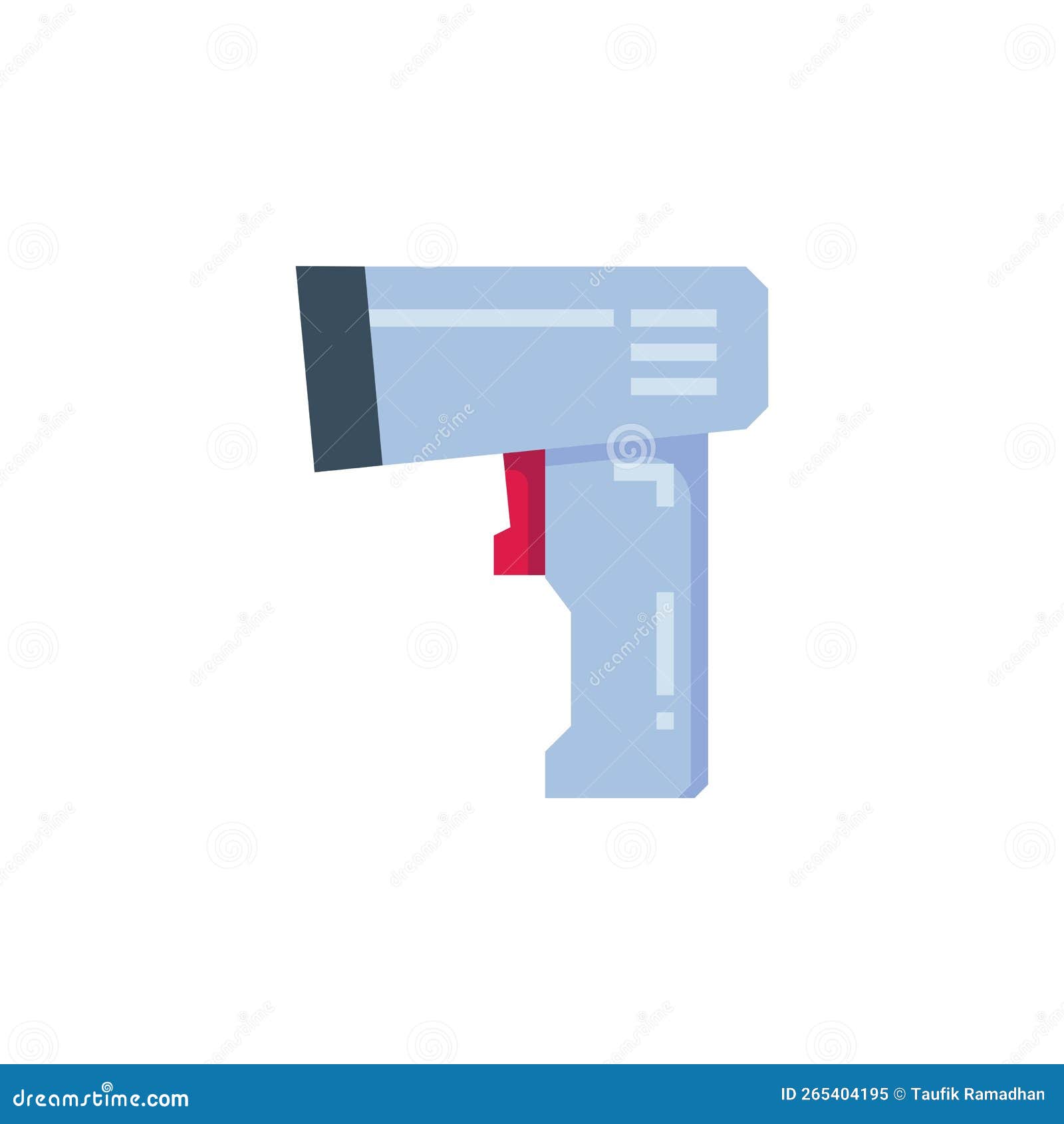 Barcode Reader Vector Icon. Computer Component Icon Flat Style. Perfect ...