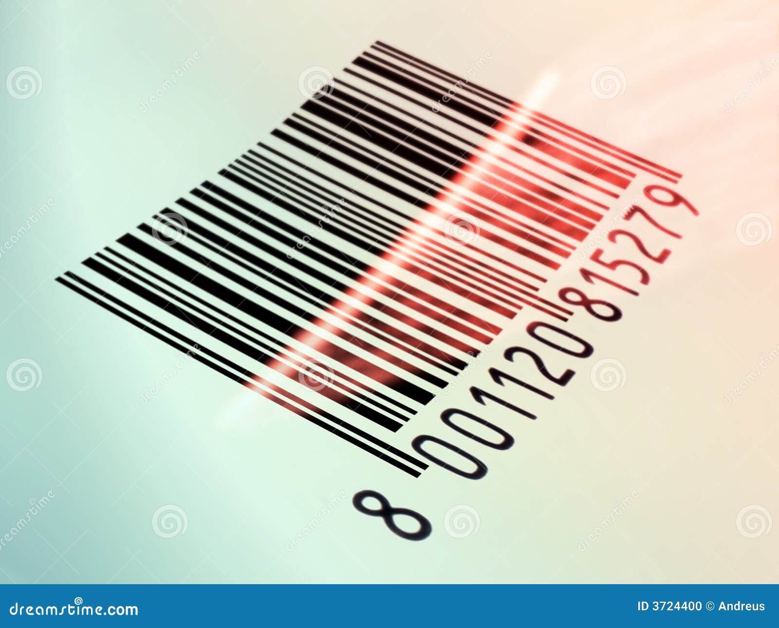 Barcode reading stock illustration. Illustration of sequence - 3724400